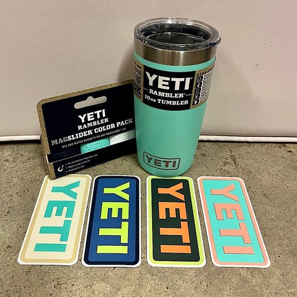Yeti | Dining | New Yeti Lot Oz Rambler Seafoam Mini Tumbler Magsliders ...
